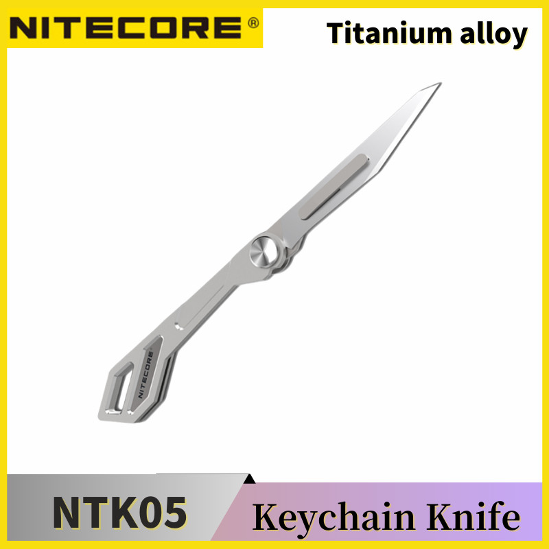 NITECORE NTK05 Ultra Tiny titanium keychain lightweight multi-purpose ...