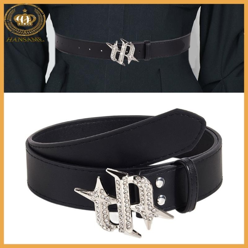 Han Rock Bands เข็มขัด PU เข็มขัด Jean เข็มขัด Rock และ Roll Belt ...