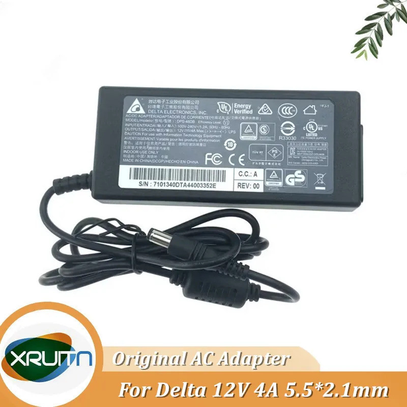 ของแท้ Delta AC Adapter Charger DPS-48DB 48W 12V 4A สําหรับ Hikvision ...