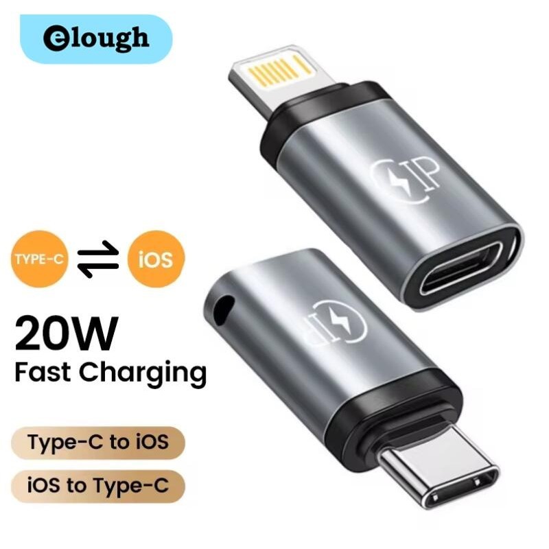 Elough 20W USB C Adapter Type C ถึง lP Converter Charger อุปกรณ์เสริม ...