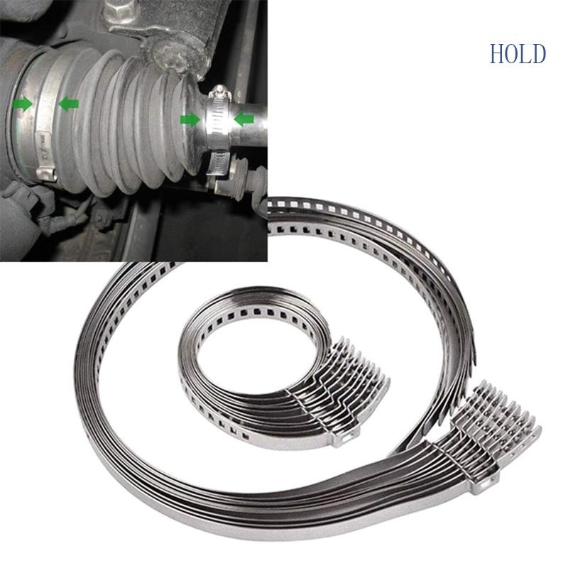 ฤดูร้อน Universal CV Tie Rod Boot Clamp 31-127 มม.สแตนเลสสตีล Crimp ...