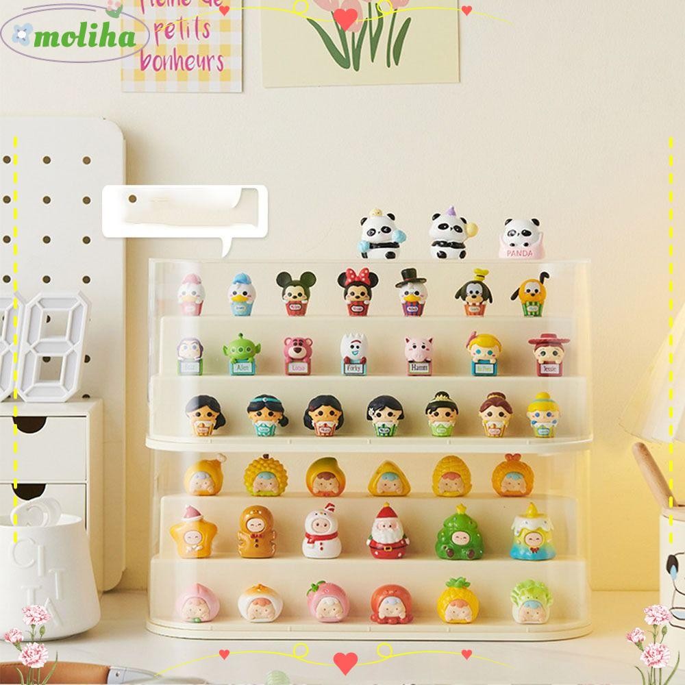 Moliha ตู้โชว์กล่อง Pop Mart, กล่องเก็บของ DIY Pop Mart Figures Display ...