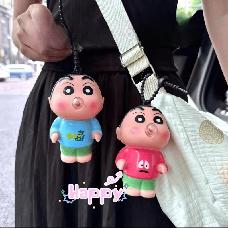 อะนิเมะของเล่นบีบอัด Crayon Shin-chan ความเครียดบรรเทา Squishy มือหยิก ...