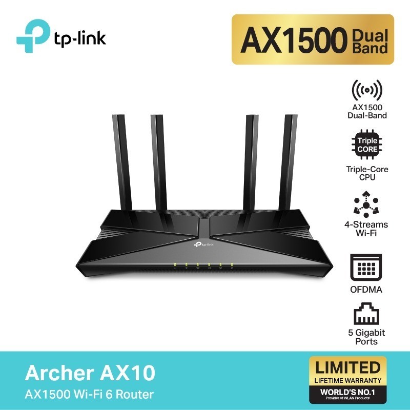 TP-Link Archer AX10 Wifi Router ที่สุดของ Wi-Fi 6 เราเตอร์ (ไม่รองรับ ...