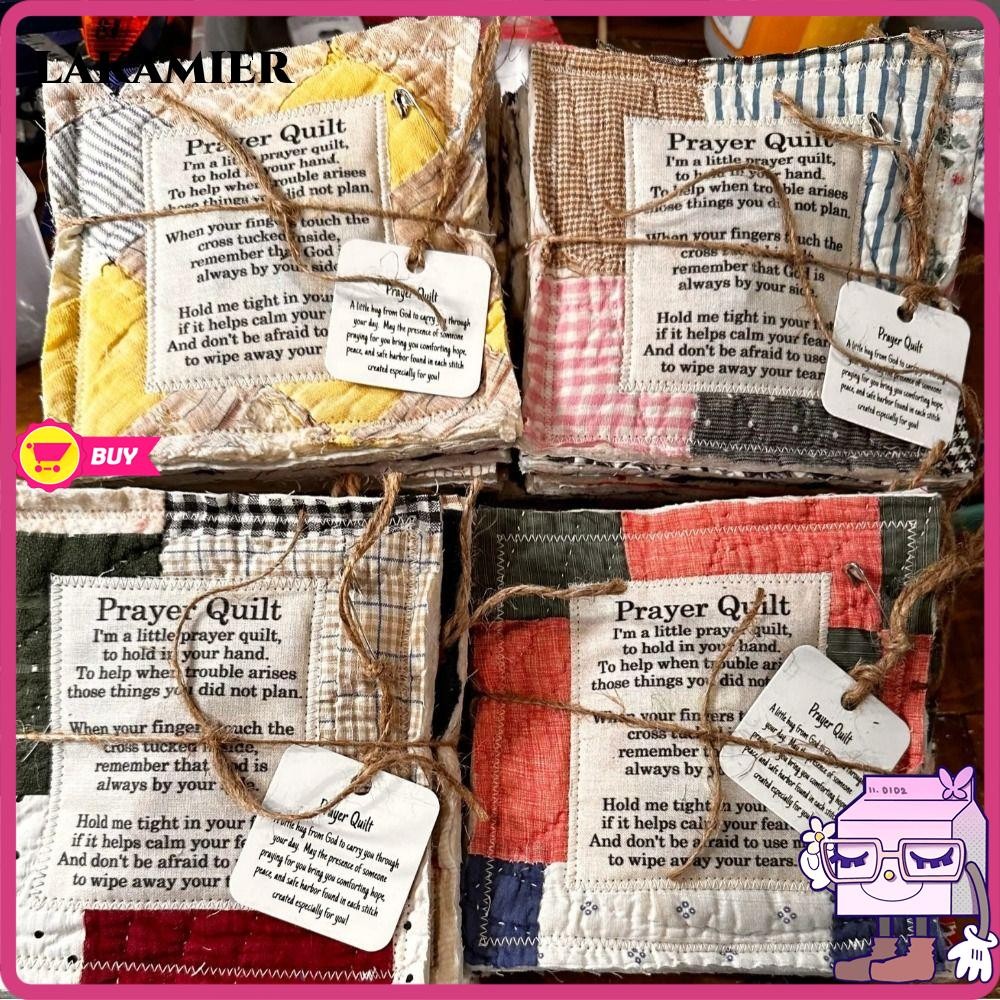 Lakamier สัญลักษณ์ Poems Quilts, Cross Insideed Colourful Pocket Prayer ...
