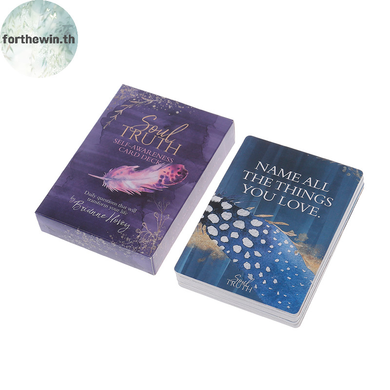 Forthewin Soul Truth Self Awareness Card Deck ใหม่ไพ่ทาโรต์เกมกระดานของ ...