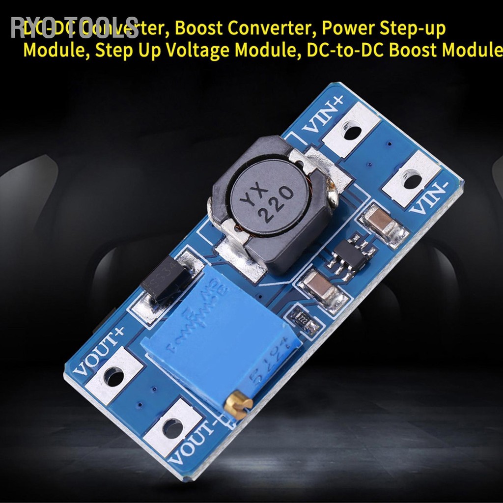 Ryo Tools DCDC แรงดันไฟฟ้า Step Up ปรับ Boost Converter โมดูลจ่ายไฟ 2A | Shopee Thailand