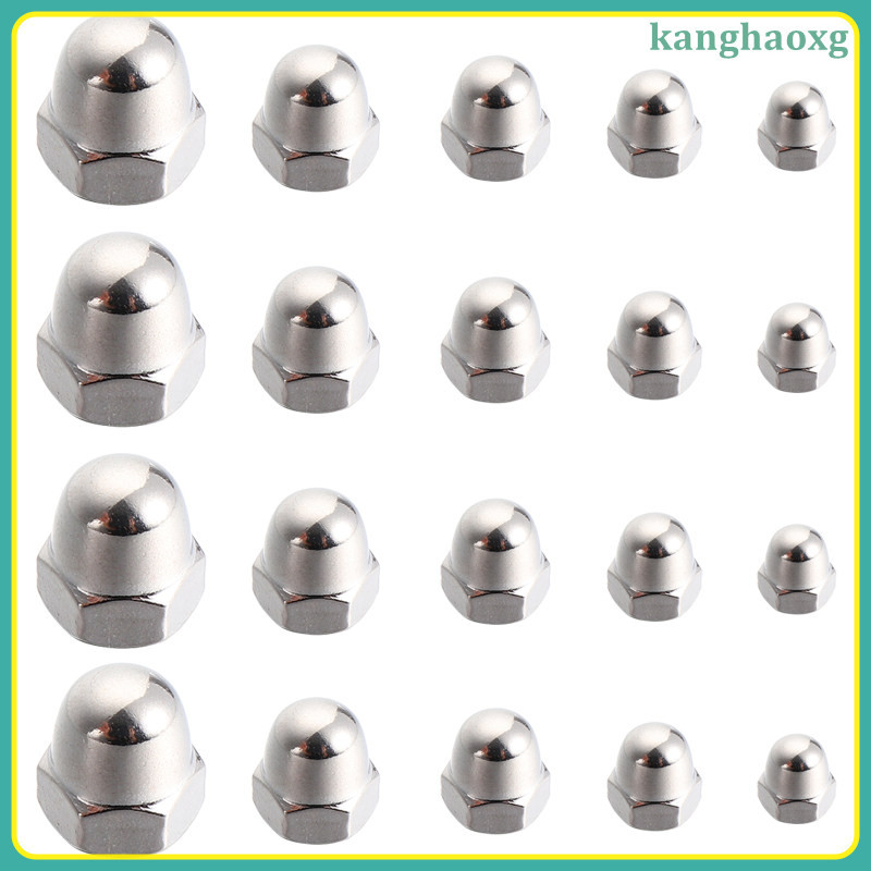 Hex Cap Nuts Acorn ล้อล็อคเกลียวเส้นผ่านศูนย์กลางโดมหกเหลี่ยมสแตนเลส 50 ชิ้น kanghaoxg | Shopee ...