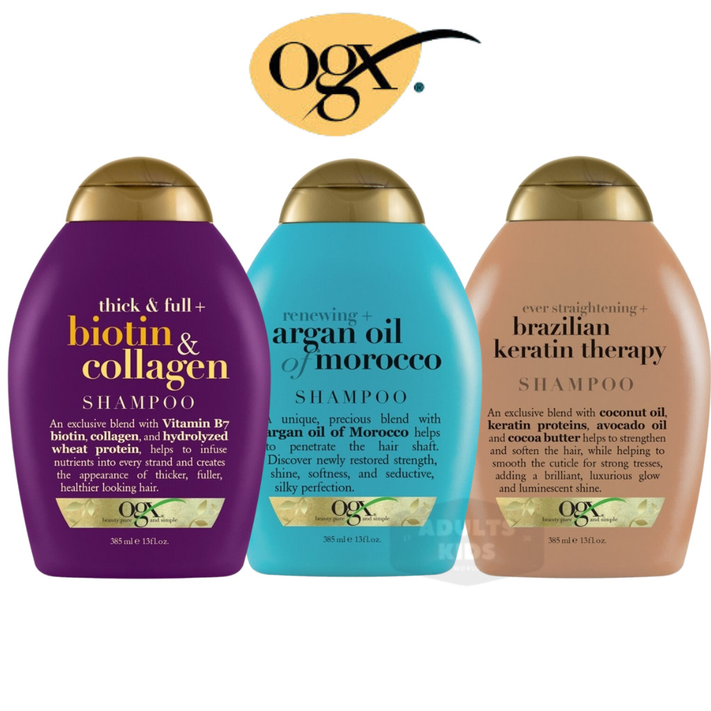 OGX โอจีเอ็กซ์ แชมพู oil ปราศจากซัลเฟต ขนาด 100 - 385 ml | Shopee Thailand