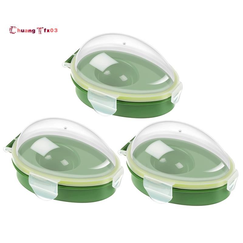 Chuangtfx03avoo Keeper 3 ชิ้นReusable Avocado Storage Condce Avocado ...