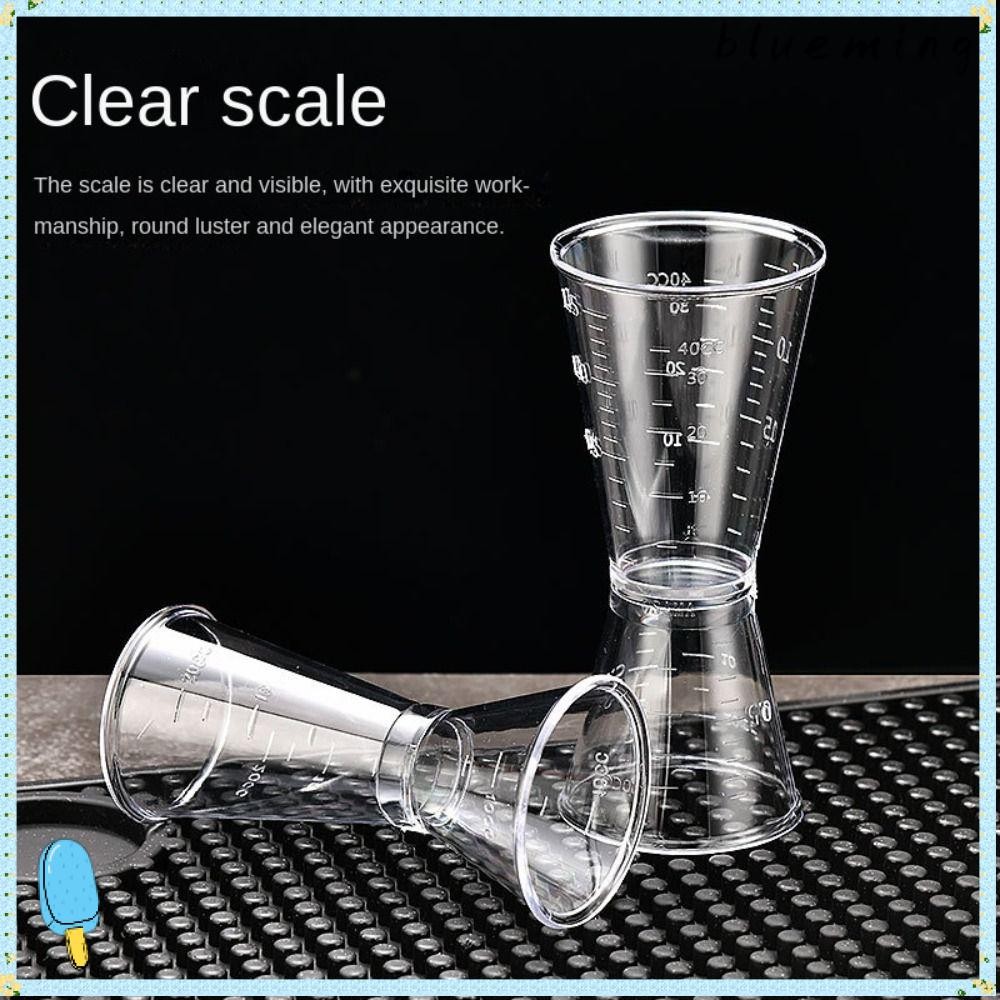 Blueming2 เครื่องปั่นค็อกเทล, ถ้วยตวง 20/40cc โปร่งใส, ถ้วยตวงเหลว PP 10/20cc แบบวางซ้อนกันได้ ...
