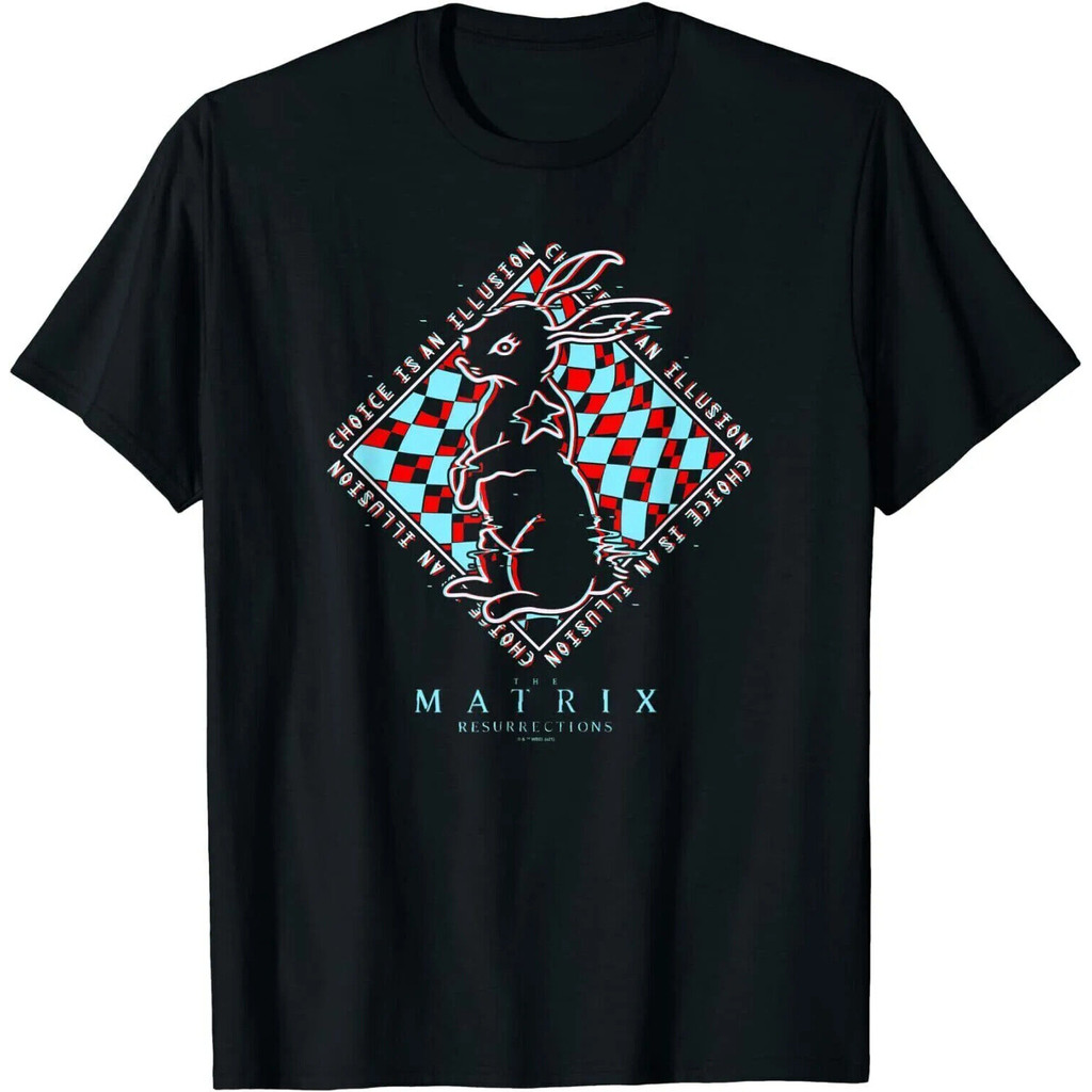 ใหม่จํากัด The Matrix Resurrections White Rabbit 3D Boxed Up เสื้อยืด ...