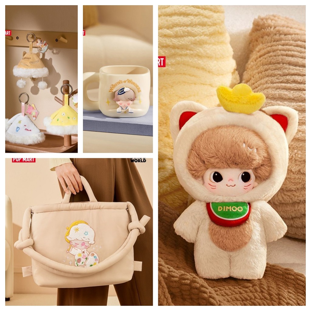 Popmart DIMOO dream ภายในและภายนอกฝันซีรีส์ 20 ซม.ตุ๊กตาผ้าฝ้ายของเล่น ...