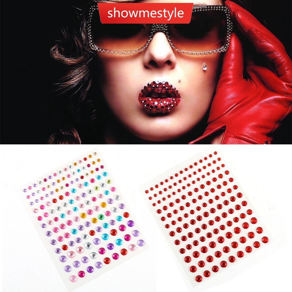 Sms 1 PC DIY Body Paint Glitter Festival Party Face แต่งหน้าอัญมณี ...