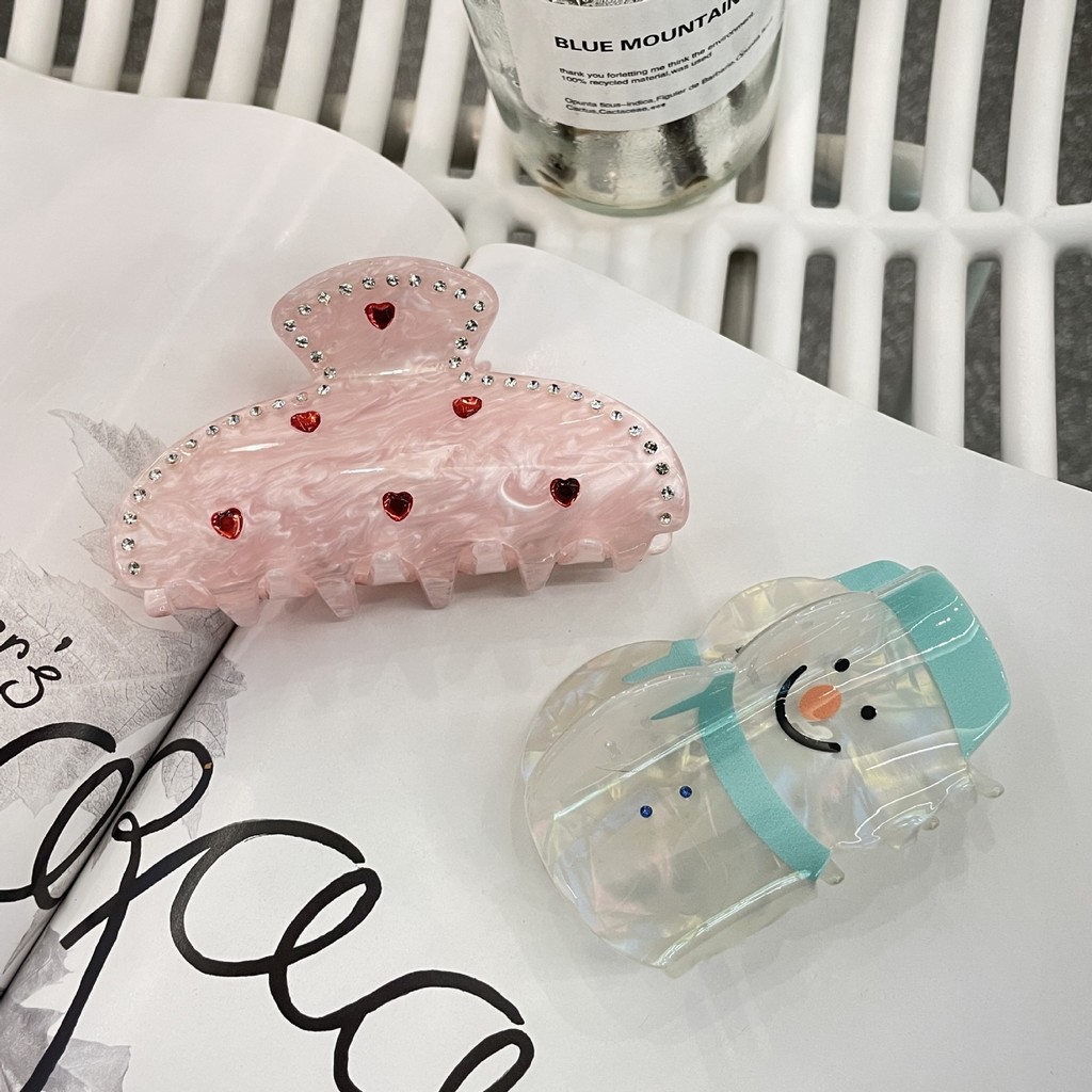 Kovoi/หวานน่ารักอะคริลิคคว้าคลิป Love กิ๊บติดผม All-Match Hairpin ... Kovoi/หวานน่ารักอะคริลิคคว้าคลิป Love กิ๊บติดผม All-Match Hairpin ...
