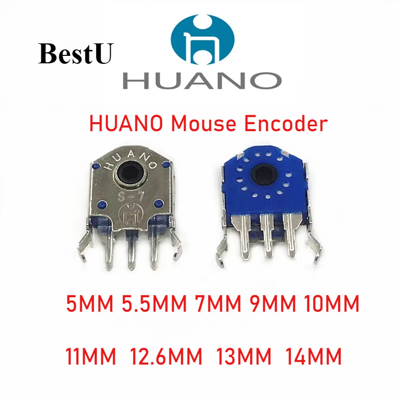 Huano เมาส์ล้อ encoder 5/55/7/9/10/11/12.6/13/14 มม. ตัวถอดรหัสที่ ...