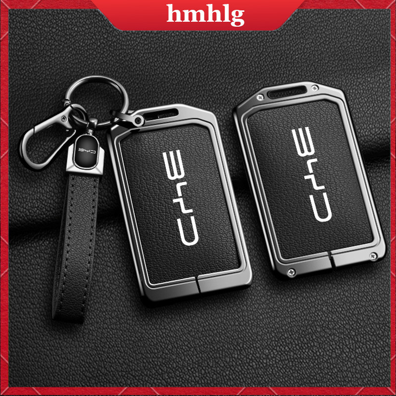 Byd NFC หรูหราโลหะผสมสังกะสีหนังกุญแจรถสําหรับ BYD ATTO 3/Dolphin/Seal ...