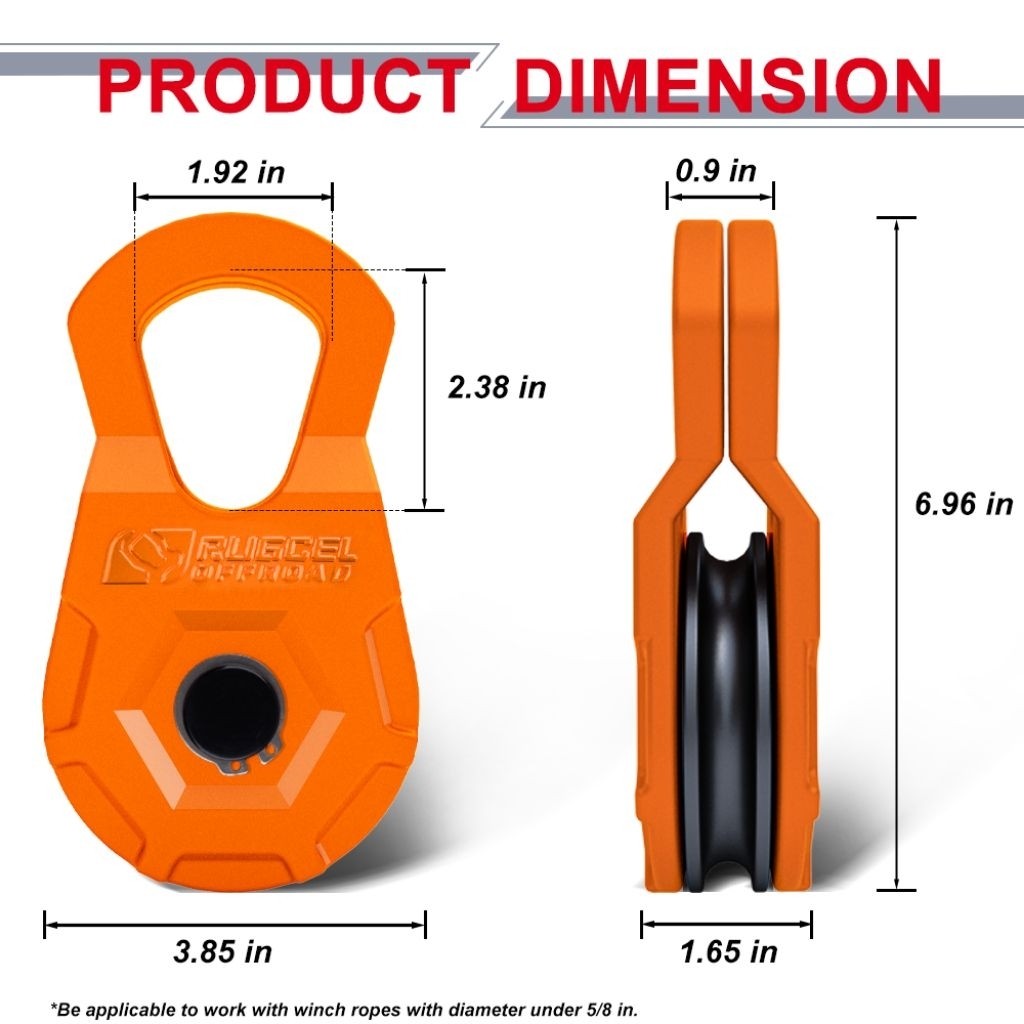 รอกทด รอกเปลี่ยนทิศทาง RUGCEL SNACH BLOCK 12T | Shopee Thailand