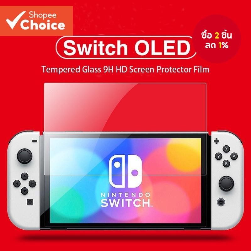 ฟิล์มกระจกนิรภัยกันรอยหน้าจอ 9H HD อุปกรณ์เสริม สําหรับ Nintendo Switch OLED Switch NS OLED ...