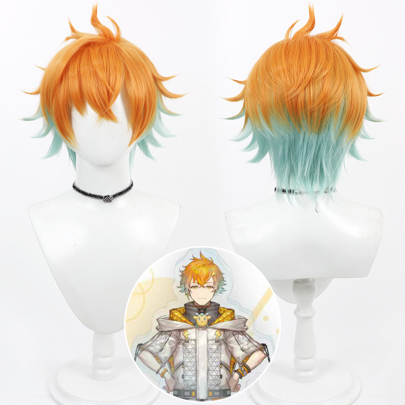 วิกผมสังเคราะห์แบบอนิเมะสำหรับการคอสเพลย์ Nijisanji EN Vtuber Usami ...