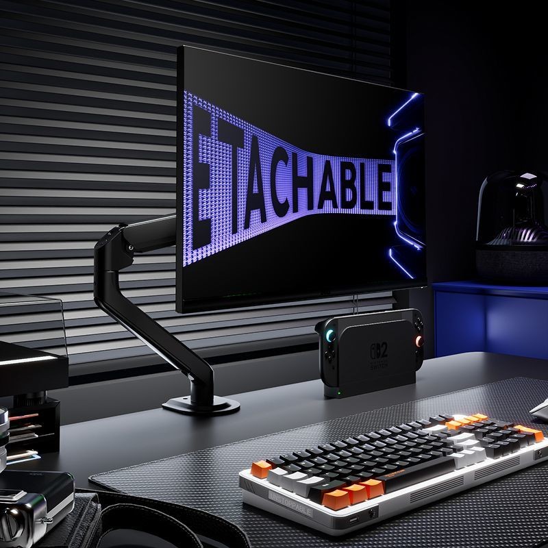 Brateck North Arc Display คอมพิวเตอร์ Telescopic Bracket Arm Gravity ...