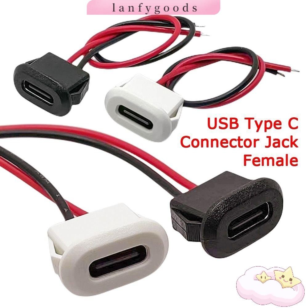 Lanfy Type-C Connector ปลั๊กทนทานเครื่องชาร์จ USB-C กระแสไฟสูง | Shopee Thailand