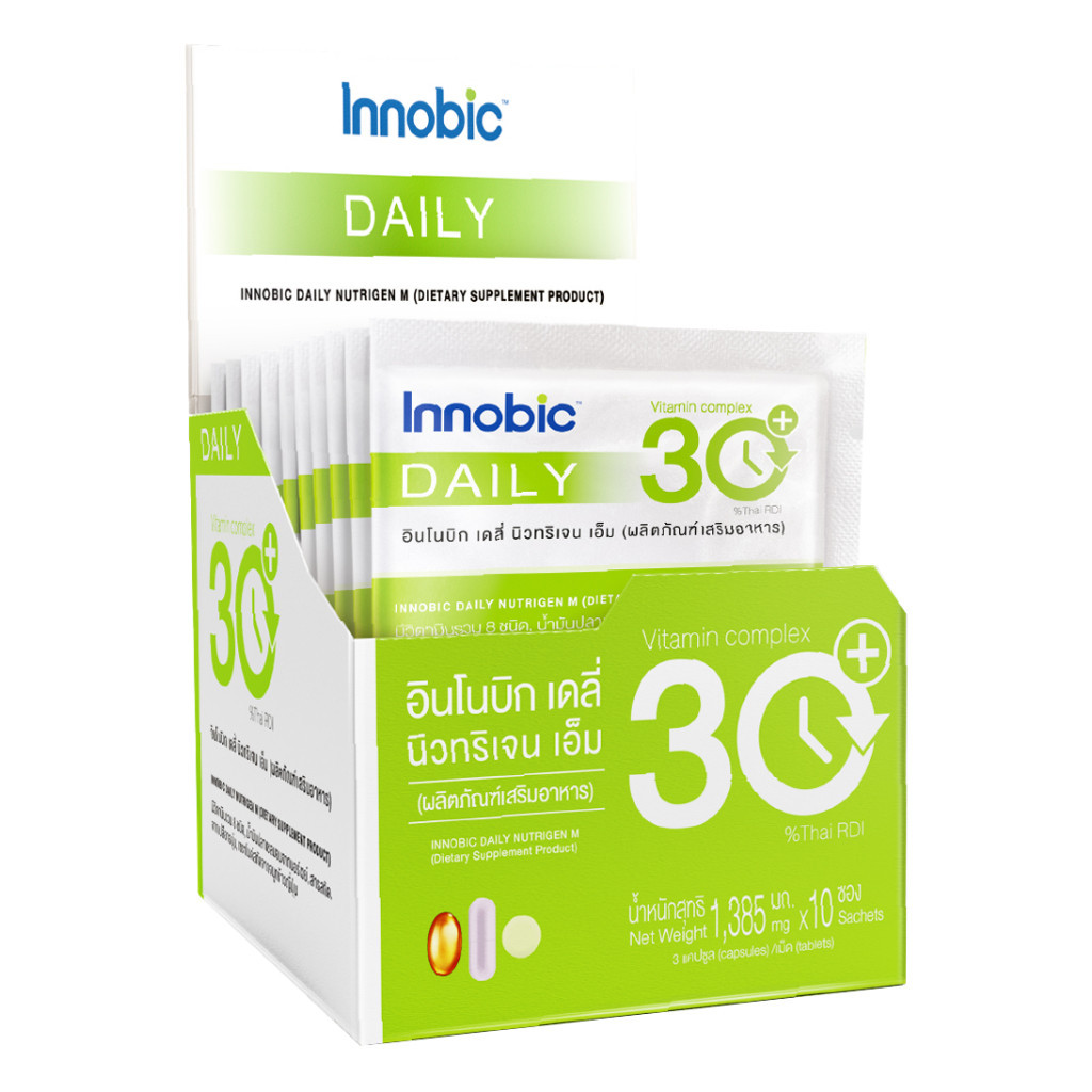 Innobic Daily Nutrigen M อินโนบิก เดลี่ นิวทริเจน เอ็ม 1 กล่อง 10 ซอง ...