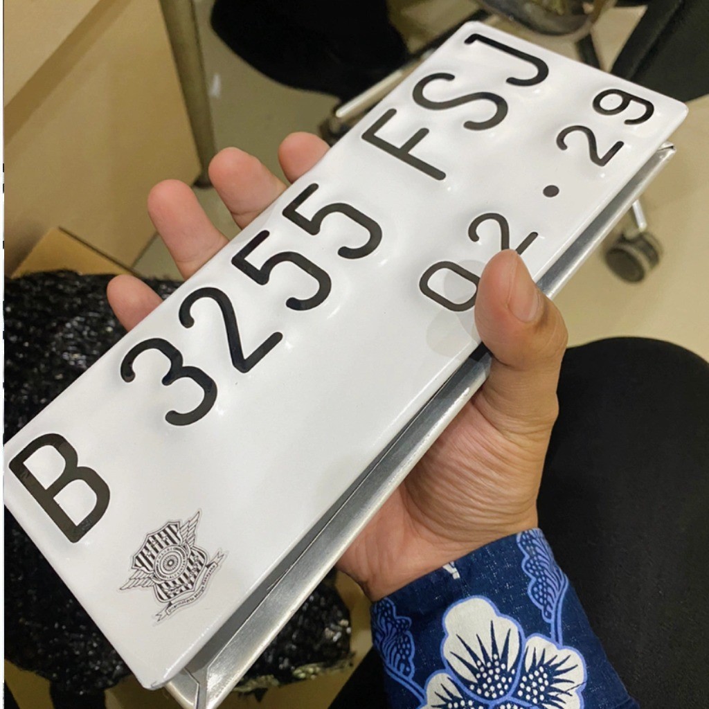 โลโก้ที่กําหนดเอง Variation Of Free Number Plate สติ๊กเกอร์แบบกําหนดเอง ...