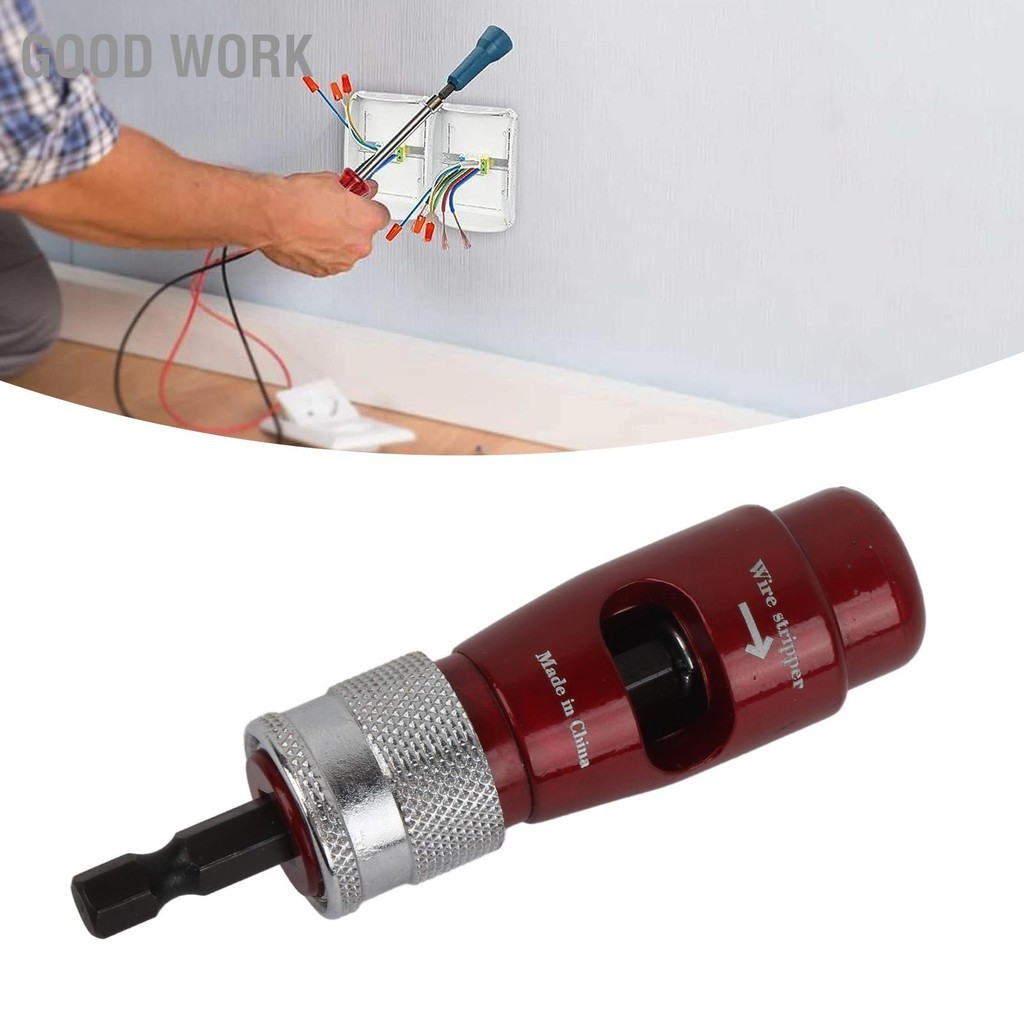 Good Work 6 Square Cable Stripper สายไฟปอกและบิดเครื่องมืออลูมิเนียมอัล ...