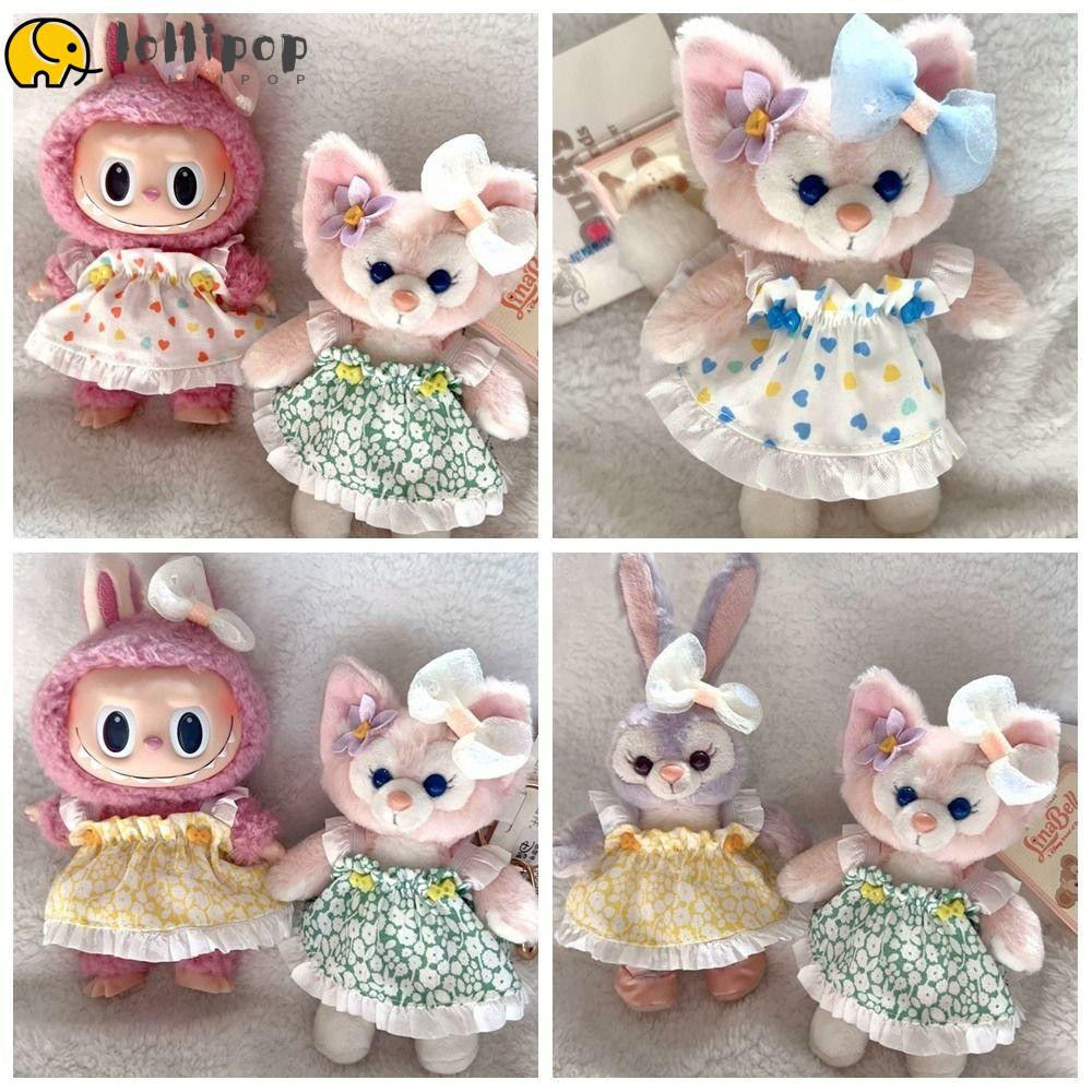 Lollipo1 LABUBU กระโปรง, หลายสไตล์ DIY LABUBU เสื้อผ้าการจับคู่, Mini เปลี่ยน Hand-made ตุ๊กตา ...