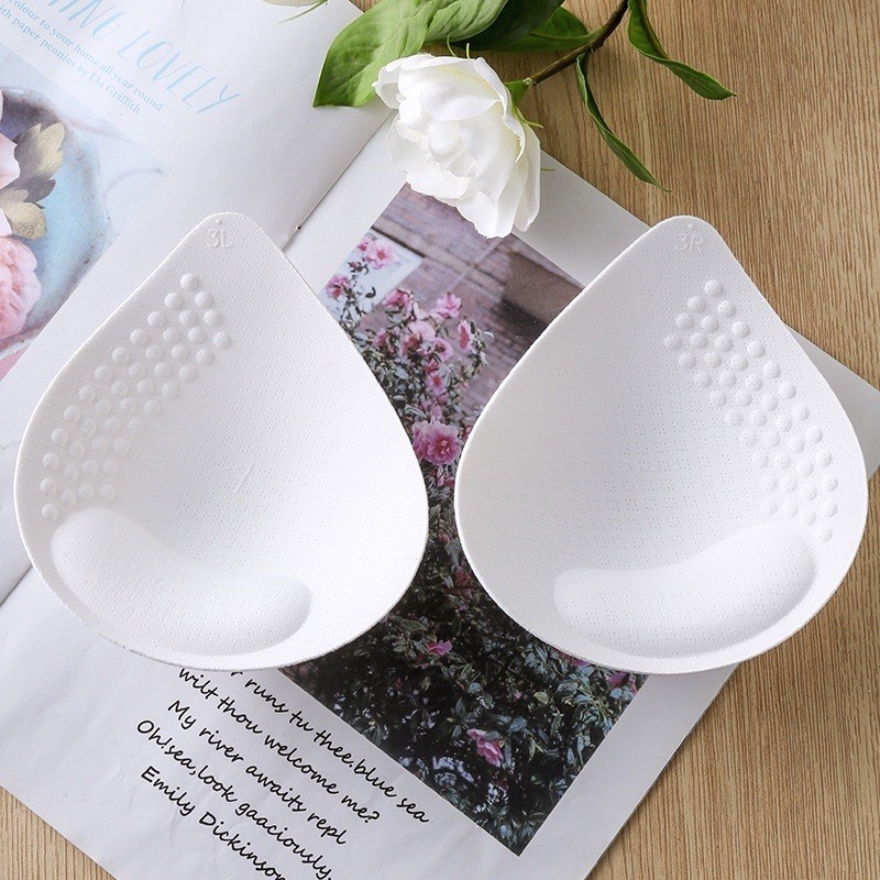 ผู้หญิงชุดว่ายน้ําแผ่นฟองน้ําโฟม Push Up Enhancer หน้าอกถ้วยเต้านมชุด ...