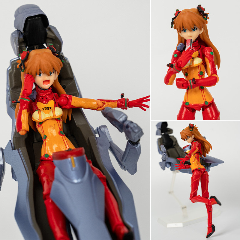Eva Asuka Hands-on figma Evangelion ห้องนักบินอะนิเมะเครื่องประดับโมเดล ...