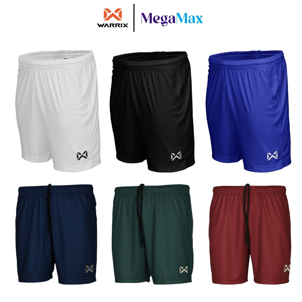 กางเกงกีฬา ฟุตบอล WARRIX กางเกงขาสั้น ปักโลโก้ เอวยางยืด มีเชือก FBA009 WP-1509 | Shopee Thailand