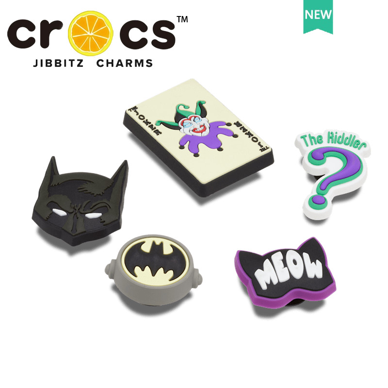 Jibbitz Crocs Charm หัวเข็มขัดรองเท้า Batman การ์ตูน สไตล์แฟชั่น จิ๊บ ...