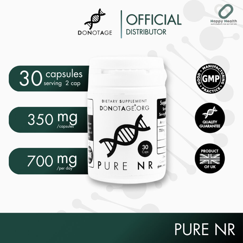 NR (30 แคปซูล) Do Not Age 700 mg. Nicotinamide Riboside Chloride (NR ...