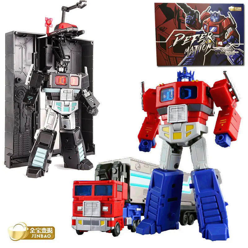 Jinbao Transformation Mini OP Commander With Trailer Roller Pocket Size ...