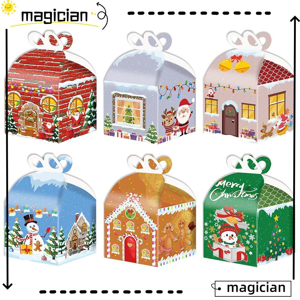กล่องบรรจุภัณฑ์ MAG, Merry Christmas DIY กล่องใหญ่, ทําด้วยมือ 15x15x15 ...