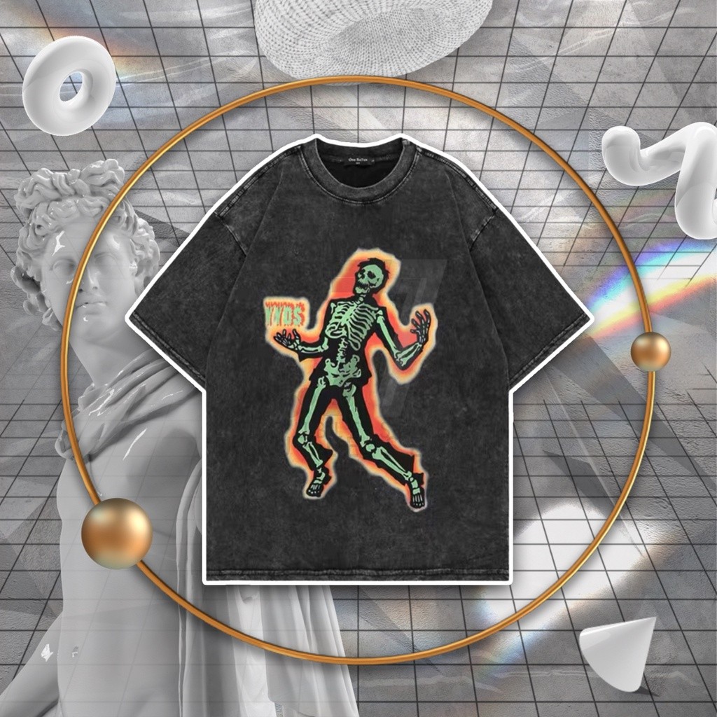 ขายส่งVintage Series Punk Rock Skull ขนาดใหญ่ของแท้ Streetwear Unisex ...