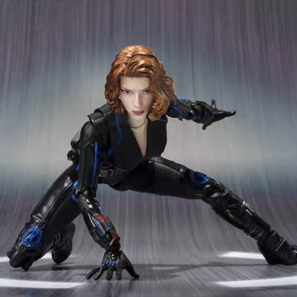 Avengers บรรจุกล่อง Marvel SHF Spot Black Widow รุ่นของเล่นตกแต่งรูป ...