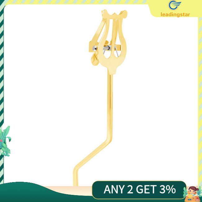 Leadingstar Alto แซ็กโซโฟน Lyre Marching Clamp-on คลิปผู้ถือ Lyre แบบ ...