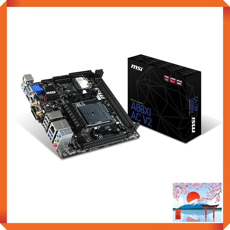 MSI A88XI AC V2 AMD Godavari compatible Mini-ITX motherboard MB2377 A88XI AC V2 | Shopee Thailand