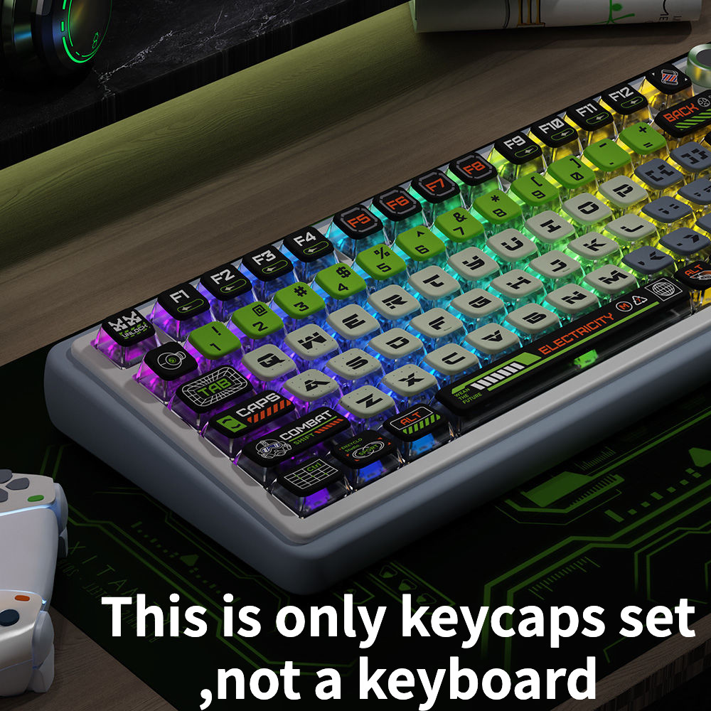 Pbt Keycap Pudding Incoming บรรยากาศ Original Theme สี่ด้านโปร่งใส ...