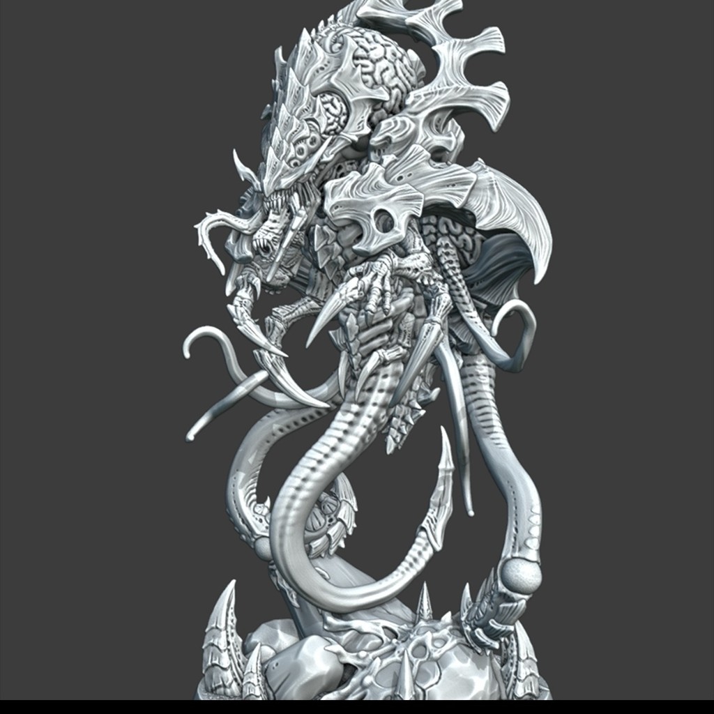 Warhammer 40K Brain Insect Queen Brain Insect Tyrannosaurus Brain ...