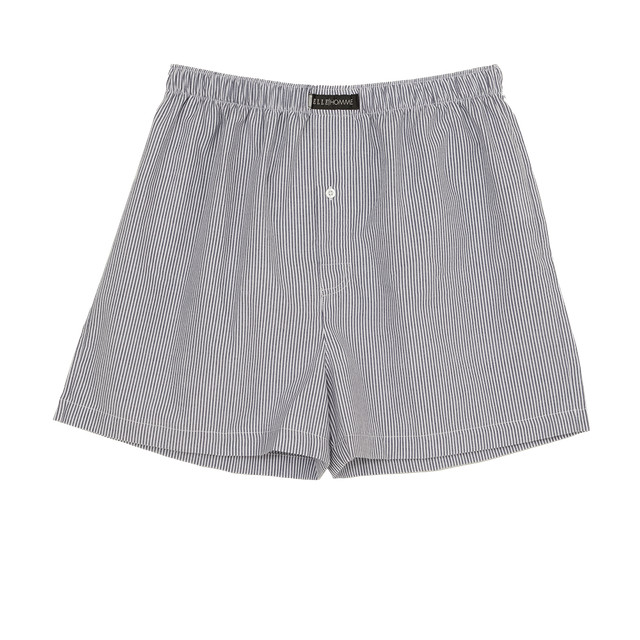 ELLE HOMME INNER WEAR BOXER เนื้อผ้า 100% COOTON ลายริ้วเล็ก ขอบเอวติด ...
