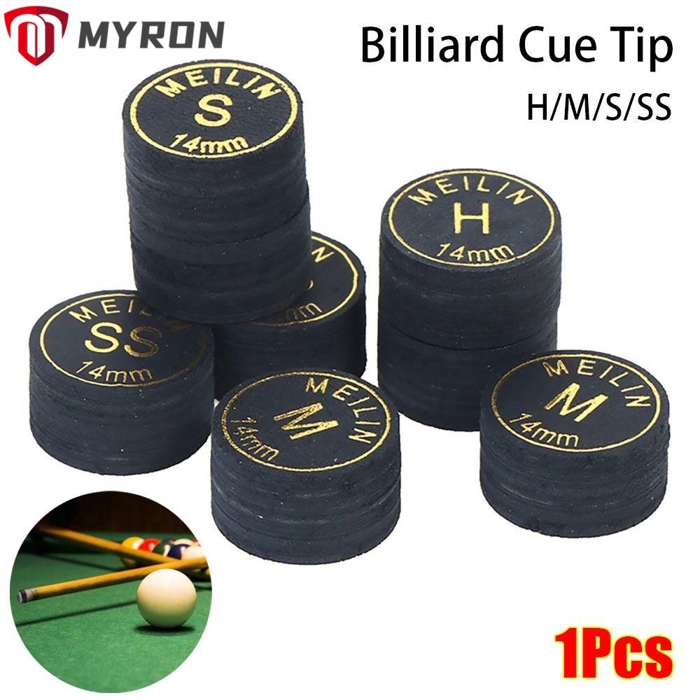 Myron 1 ชิ้น Billards Cue เคล็ดลับ, H/M/S/SS สนุ๊กเกอร์ Pool Billards ...