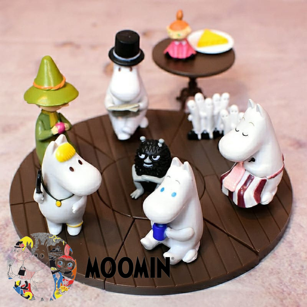 โมเดล มูมิน ฮิปโป Moomin Valley - Round Table by Taito 1ชุด มี 8 กล่อง japan ของแท้ | Shopee ...