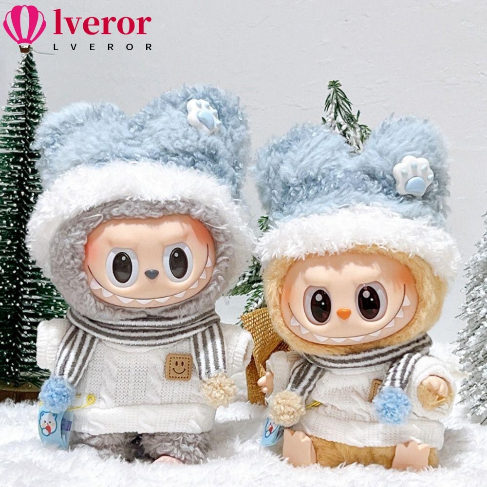 Lveror Labubu ตุ๊กตาหมวก, Hand-made DIY Labubu ตุ๊กตาเสื้อผ้า,นุ่มเปลี่ยน Handmade ตุ๊กตาอุปกรณ์ ...