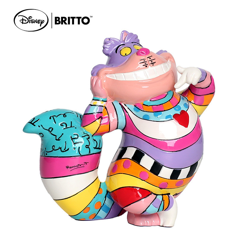 Enesco Miaomiao Cat ตกแต่ง Cheshire Cat ตกแต่งของแท้ Disney Britto ...