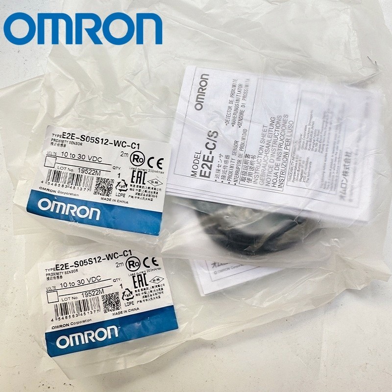 Omron Small Proximity Switch, E2E-C04S12-WC-C2 Sensor E2E-C04S12-WC-C1 ...