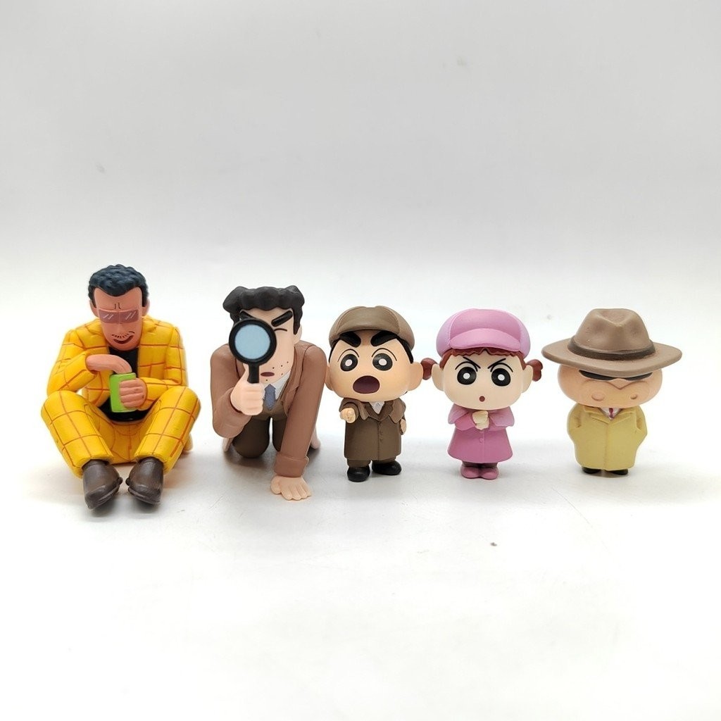 Bandai ของแท้ Crayon Shin-Chan แคปซูลของเล่น Detective Club Shin-Chan ...